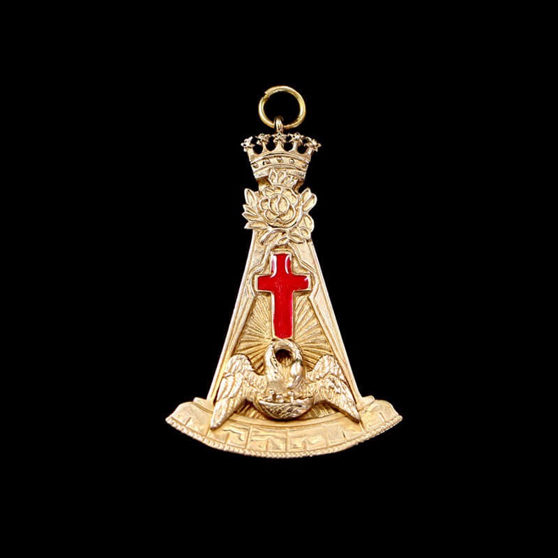 Bijou de Chevalier Rose-CROIX ( REAA ) 18° degré – Les décors maconniques